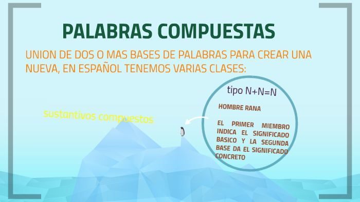 PALABRAS COMPUESTAS by Benjamin Terán on Prezi