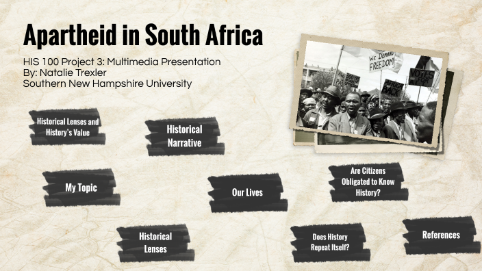 HIS 100 Multimedia Presentation - South African Apartheid by Natalie ...
