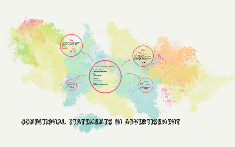Conditional Statements in Advertising by Toby Shore on Prezi