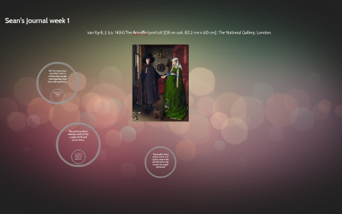 van Eyck, J. (ca. 1434).The Arnolfini portrait [Oil on oak; by sean ...