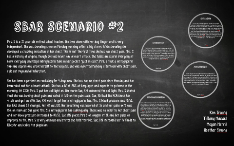 SBAR Scenario #2 by Kim Truong on Prezi