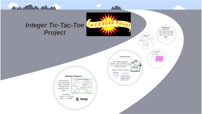 Tic Tac Toe Project for Integers by Hailee DeLoach on Prezi