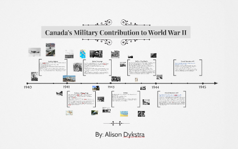Canada's Military Contribution to World War II by Alison Dykstra on Prezi