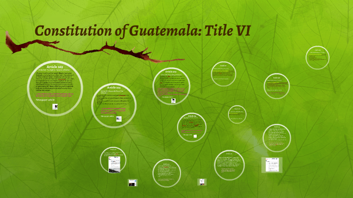 Constitution of Guatemala: Title VI by Madeline Trinidad on Prezi