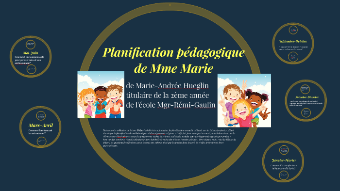 Planification pédagogique by Marie Hueglin on Prezi