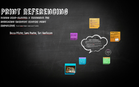 Print Referencing by Samantha Peatee