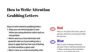 How to Write Attention Grabbing Letters by Antonia Romero on Prezi Design