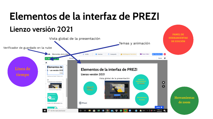 Elementos de la interfaz de PREZI by Lucero Ramos on Prezi