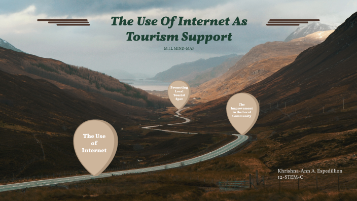 The Use of Internet as Tourism Support Mind-Map by Khrizznha-Ann ...
