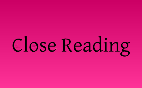 Close Reading Question Types by Matthew Bell on Prezi