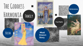 Greek Goddess Harmonia