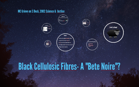 Black Cellulosic Fibrer- A "Bete Noire"? by sophie bramer on Prezi