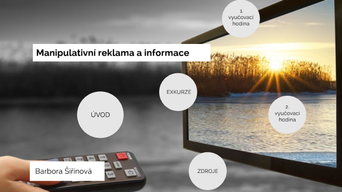 Manipulativní reklama a informace by barbora šiřinová on Prezi