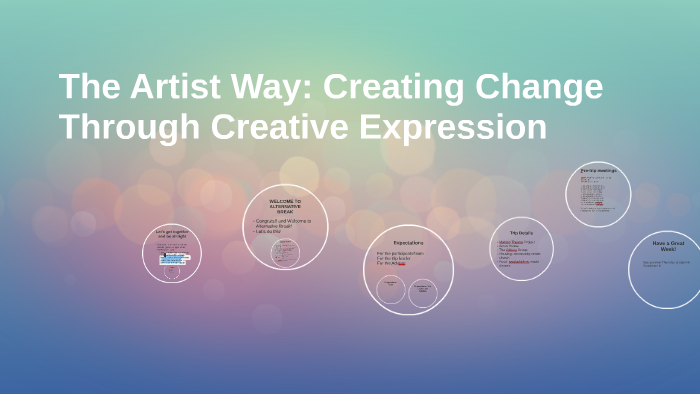 The Artist Way: Creating Change Through Creative Expression by Kirsten Goddard on Prezi