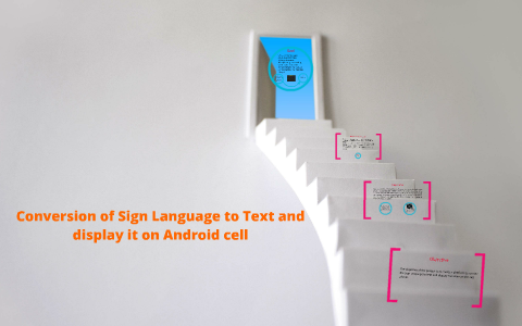 Conversion of Sign Language to Text and display it on Androi by Manoj B R