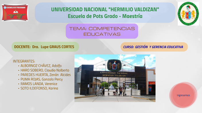 COMPETENCIAS EDUCATIVAS by ZENON ALCIDES PAREDES HUERTA on Prezi