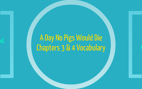 A Day No Pigs Would Die Chapters 3 and 4 Vocabulary by Kayla Kreitzer ...