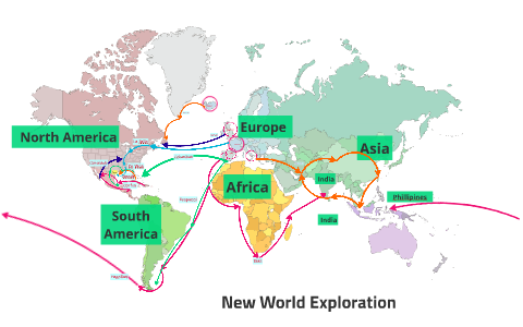New World Explorer route map by Tabitha Garrett on Prezi