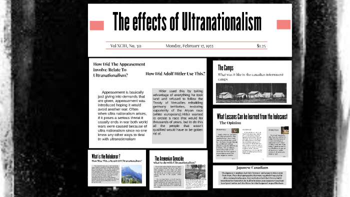 The effects of Ultranationalism by Teygan Powell on Prezi