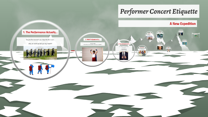 Performer Concert Etiquette by Taylor Nelson