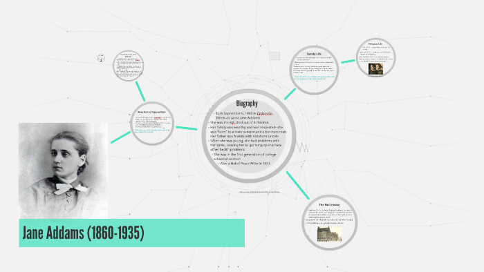 Jane Addams (1860-1935) by Mia Grau