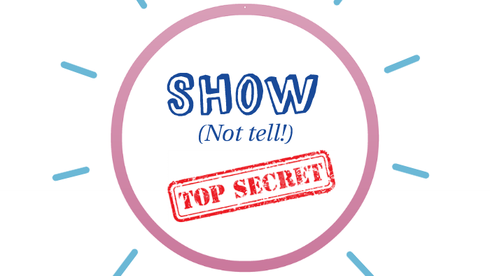 Show not tell technique for descriptive writing by Tom Webb on Prezi