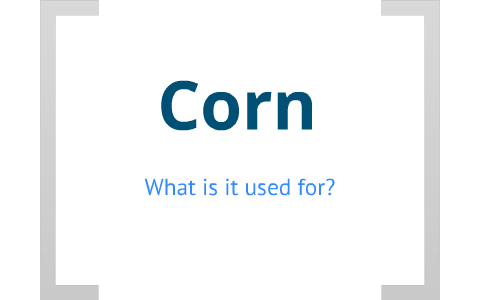 Corn by Lukas Jorg on Prezi