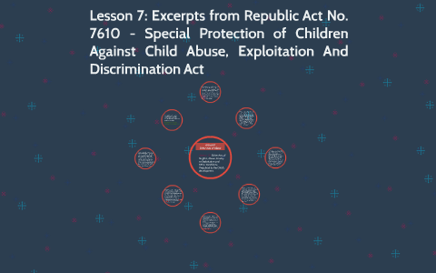 Lesson 7: Excerpts from Republic Act No. 7610 - Special Prot by darryl ...