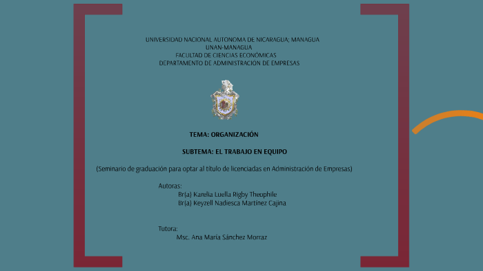 ORGANIZACION: EL TRABAJO EN EQUIPO by Luella Rigby on Prezi