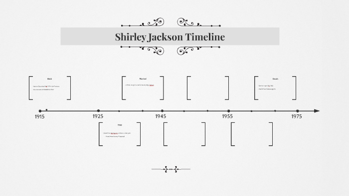 Shirley Jackson Timeline by Sophia Huntington on Prezi