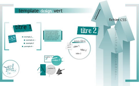 template design vert by Nathalie L. on Prezi