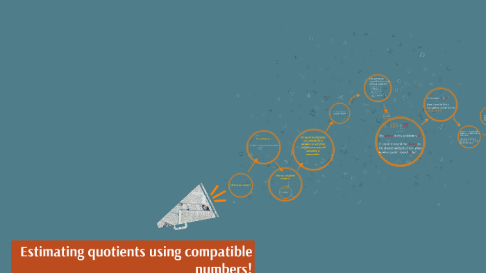 Estimating quotients using compatible numbers! by Kayleigh Ricks on Prezi
