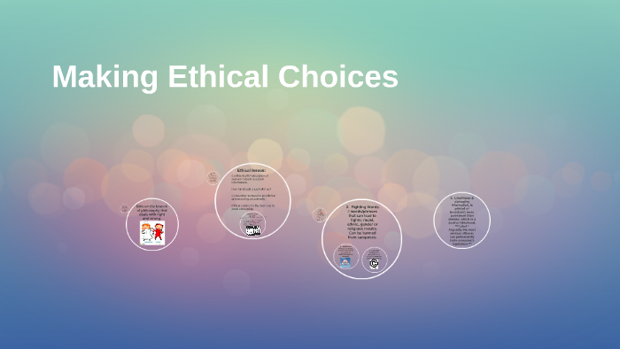Making Ethical Choices Chapter 2 Journalism by Corey Charron on Prezi