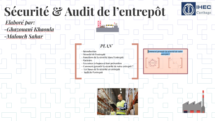 Sécurité & Audit de l’entrepôt by Khaoula Ghazouani on Prezi Next