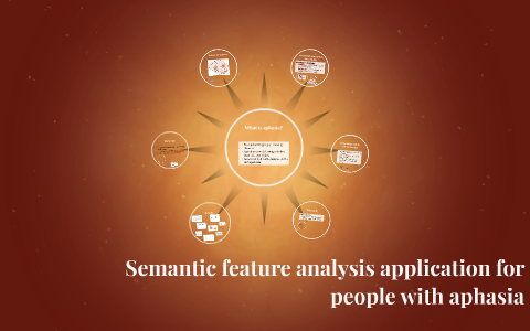 Semantic feature analysis as a treatment for aphasia by Ali Meyer on Prezi