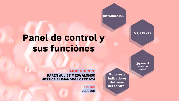 Panel de control y sus funciones by Alejandra López on Prezi