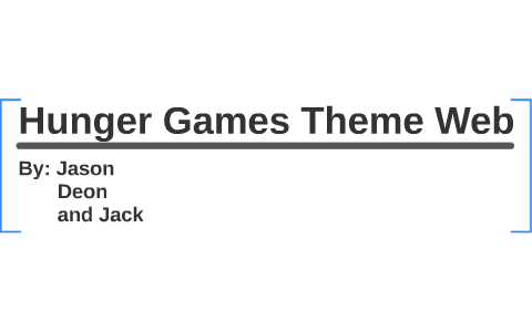Hunger Games Theme Web by Jason Venne on Prezi