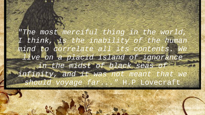 The most merciful thing in the world, I think, is the inabil by Laura ...