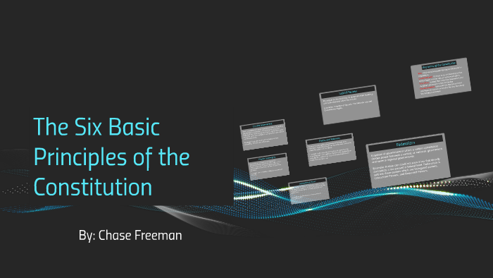 The Six Basic Principle's of the Constitution by Chase Freeman on Prezi