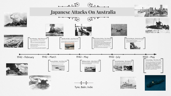 Japanese Attacks On Australia by Indie Roberts on Prezi