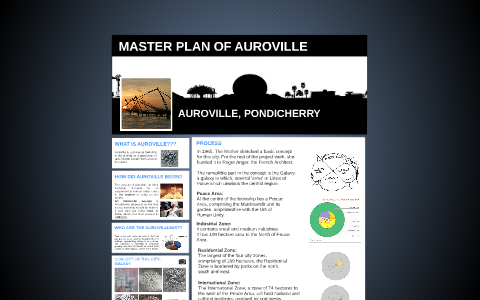 MASTER PLAN OF AUROVILLE by Sharon Saji George on Prezi