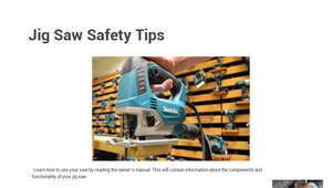 Jig Saw Safety Tips by Janiya Moore on Prezi Design