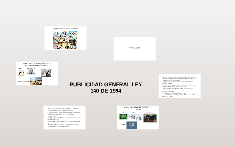 PUBLICIDAD GENERAL LEY 140 DE 1994 by Yorks Villa on Prezi