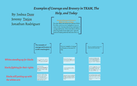 Examples of Courage and Bravery in TKAM, The Help, and Today by josh ...