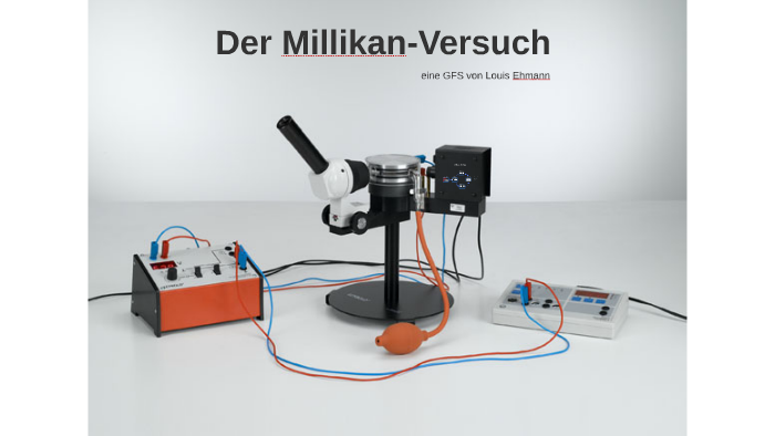Millikan-Versuch by on Prezi