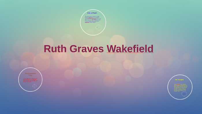 Ruth Graves Wakefield by Michele Tretola on Prezi