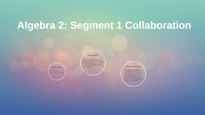 Algebra 2: Segment 1 Collaboration by Cheyenne Spratlin on Prezi