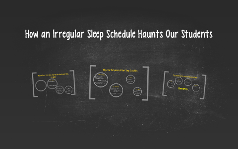 How an Irregular Sleep Schedules haunts our Students by Cory Petersen ...