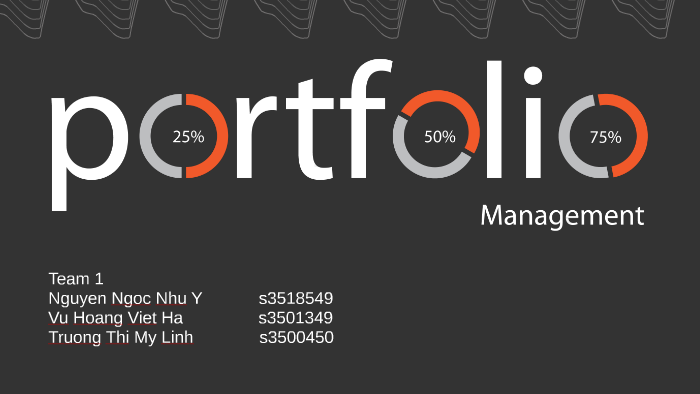 Portfolio Management Presentation by Nhu Y Nguyen