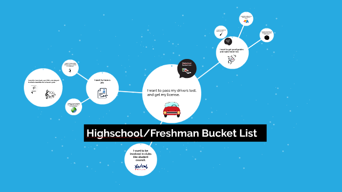 Highschool/Freshman Bucket List by Gabby J